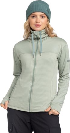 Roxy Womens VERTERE Full Zip Sweatshirt, Lily PAD, L