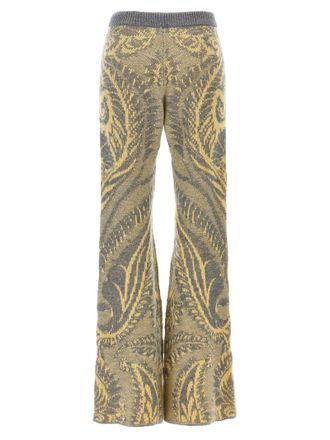 Etro Paisley Jacquard Trousers - Gold