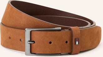 Tommy Hilfiger Lederg&uuml;rtel Layton braun