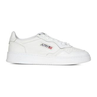 Autry Homme, Chaussures, Blanc, Taille: 45 EU Baskets Blanches pour Homme Ss25