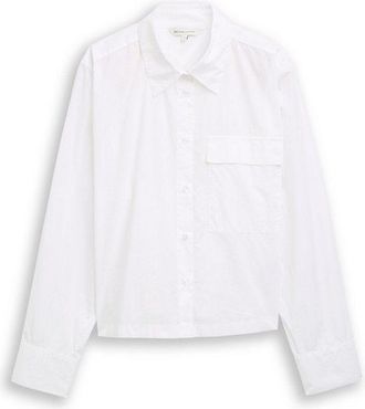 Tom Tailor Langarmbluse Blusen & Shirts Boxy Fit Hemdbluse aus Baumwolle