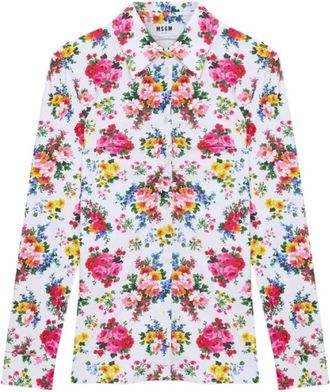 Msgm Msgm, Femme, Blouses et Chemises, Multicolore, Taille: 34 FR Chemise &agrave; Imprim&eacute; Floral