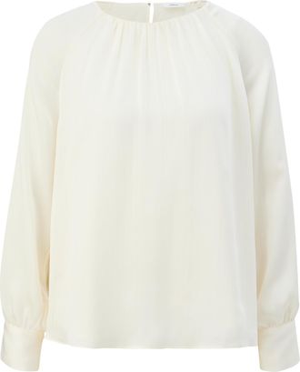 s.Oliver Black Label Chiffon-Bluse mit Webstruktur