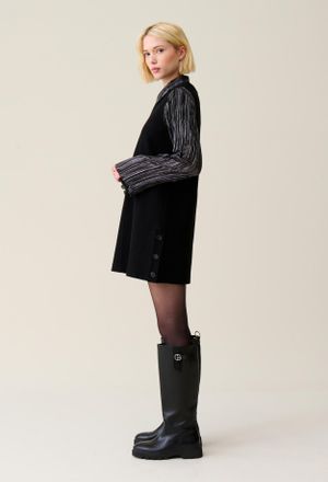 Claudie Pierlot &Auml;rmelloses kurzes Kleid