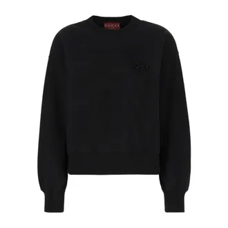 Gucci Damen, Sweatshirts & Hoodies, Schwarzk, MGr&ouml;&szlig;e