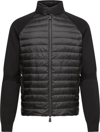 Moncler Moncler Padded Zip-up Cardigan, Men, Black, Size: Xxl