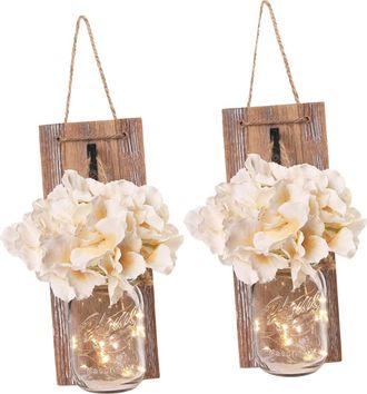 Lurrose Retro Wandlampe Glas Kerzenständer Hängend Dekorative Wandleuchte Wohnzimmer Dekoration Romantische Atmosphäre