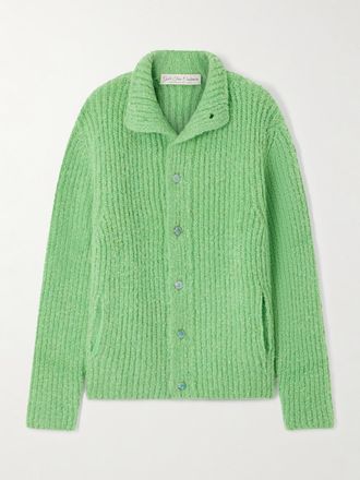 God's True Cashmere Cardigan Oversize En Boucl&eacute; De Cachemire C&ocirc;tel&eacute; Cloud - Vert
