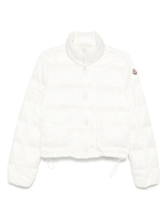 Moncler Gesteppte Cropped-Jacke - Weiß