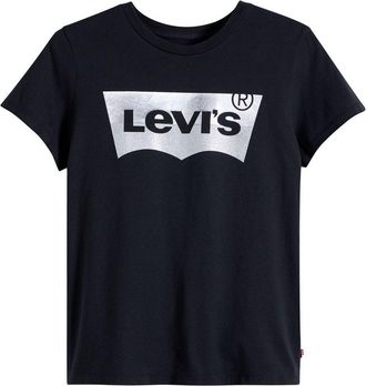Levi's Rundhalsshirt THE PERFECT TEE mit Logo im Metallic-Holo Print
