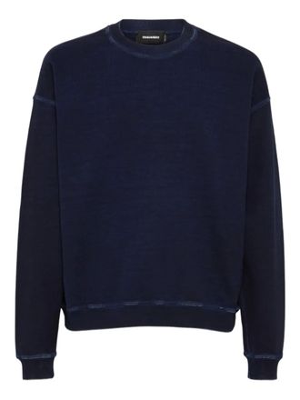 Dsquared2 sweat à patch logo - Bleu