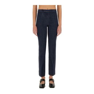 Max Mara Pantalon en jean sur mesure - Femme - Jeans - Bleu - Taille: 32 FR