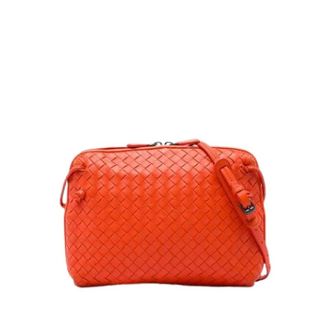 Bottega Veneta Sac bandouli&egrave;re Pre-owned Nodini - Femme - Pre-owned - Orange - Taille: ONE Size