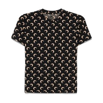 Marine Serre Braunes Crew Neck Top - - Tops - Damen - Braun - XL