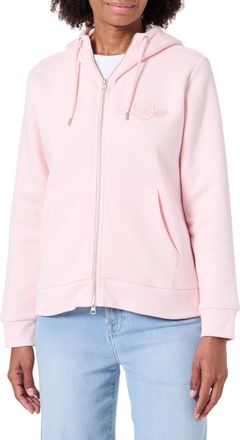 GANT Damen Reg Tonal Shield Zip Hoodie Kapuzenpullover, Salmon, XXL EU