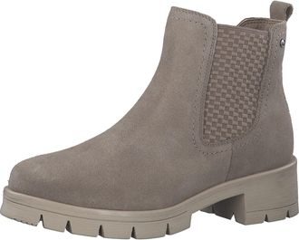 Tamaris Comfort Damen 8-8-85412-29-348 Stiefelette, Taupe Suede, 38 EU Weit