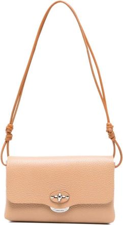 Zanellato Femme, Sacs, Brun, Taille: ONE Size Lettera Daily clutch