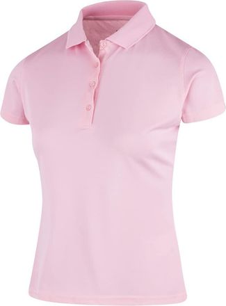 Island Green IGLTS1851 Damen Essentials Stretch Atmungsaktives Micro Pique Golf-Poloshirt, Candy Rosa, EU 36
