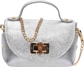 Roberta M Silber Rindsledertasche