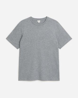 Arket T-Shirt Mit Normaler Passform 170 GSM -Grau