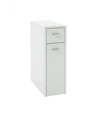 FMD Möbel FMD furniture 930-001E Armoire de Salle de Bain en Panneau de Particules mélaminé, Blanc, Dimensions : env. 20 x 61 x 45 cm (l x H)