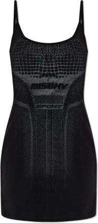 Misbhv Misbhv, Femme, Robes, Noir, Taille: 38 FR Logo Dress