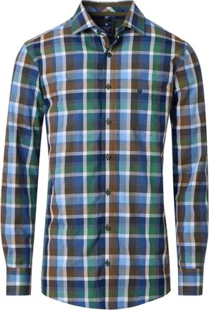 Redmond Comfort Fit - Herren Freizeithemd Langarm Hemd (252015111), Gr&ouml;&szlig;e:XXL, Farbe:Gr&uuml;n(600)