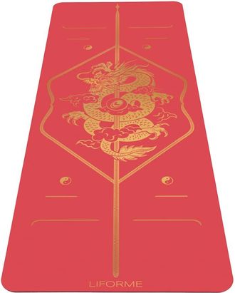 Liforme Liforme Chinese New Year Yogamatte - Die Weltweit Beste Umweltfreundliche, rutschfeste Yoga Matte Mit Dem Originalen Einzigartigen Ausrichtungsmarkier