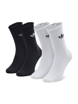 adidas Lange Socken Ruffle Crw 2Pp HC9532 Schwarz