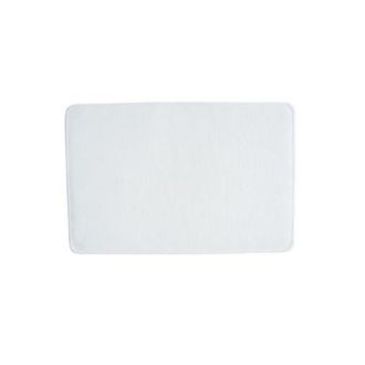 MSV Badmatte aus Gummi 35x53cm in wei&szlig;, Mikrofaser, 35 x 75 x 15 cm