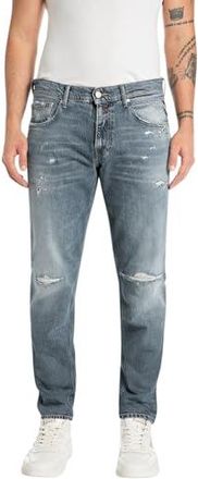 Replay Herren Jeans Willbi Regular-Fit Original, Blau (Medium Blue 009), 30W / 32L
