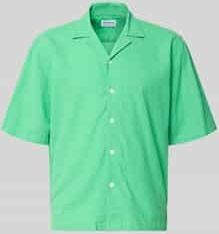 Lindbergh Cropped Freizeithemd aus Leinen-Baumwoll-Mix