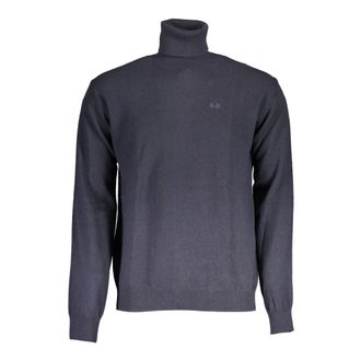 La Martina Homme, Pulls, Bleu, Taille: L Pull Homme Bleu Manches Longues Brod&eacute;