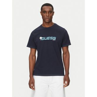 Guess T-Shirt F5GI06 I3Z14 Dunkelblau Regular Fit