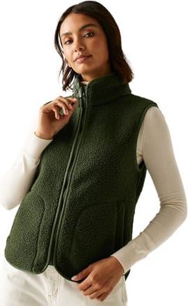 Regatta WMS BW Frankie Borg Gilet sans Manches en Polaire pour Femme, Kaki fonc&eacute;, 44