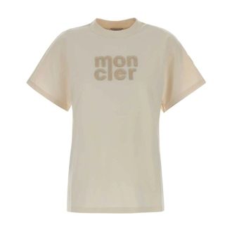 Moncler Femme, Tops, Blanc, Taille: 38 FR T-Chemises