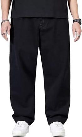 Generic Jeans dautomne pour homme - Grande taille - Coupe droite - Jambe large - Taille &eacute;lastique, 3, 42