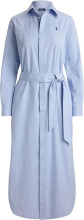 Polo Ralph Lauren Femme, Robes, Bleu, Taille: 40 FR Woven Shirt Dress