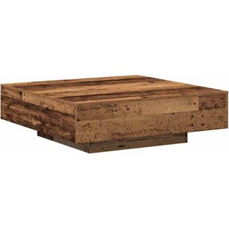 vidaXL Table basse Bois ancien 100 x 100 x 31 cm Bois ding&eacute;nierie Vidaxl