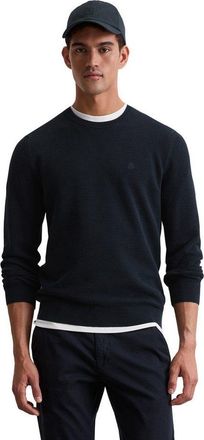 Marc O'Polo Rundhalspullover in Piqu&eacute;-Struktur