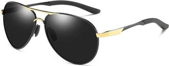 Generic Lunettes de soleil dext&eacute;rieur for hommes et femmes, lunettes de soleil de conduite polaris&eacute;es(Gold)