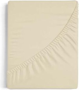 Burrito Blanco Burrito Blanco Spannbettlaken, 80 x 190/200 cm, für 80 cm breite Betten (+ verfügbare Größen), Baumwollpolyester, 50/50, Design A7, Beige