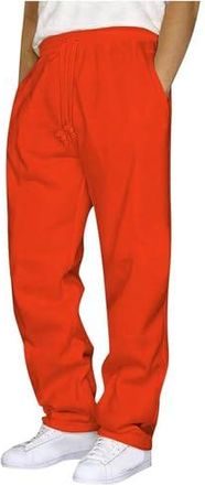 Generic Pantalon de jogging baggy pour homme - Large - Coton - Taille &eacute;lastique - Coupe ample - Jambe large - Pantalon de sport chaud et confortable - Jogging