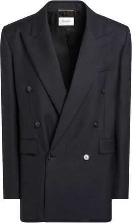 Saint Laurent Damen, Jacken, Blau, SGr&ouml;&szlig;e