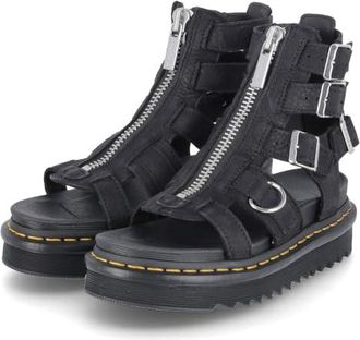 Dr. Martens Sandales Olson pour femme, gris, 40 EU