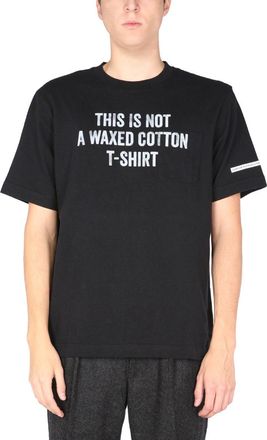 Barbour Printed Cotton T-Shirt - Black
