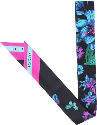 Gucci Printed Silk Scarf