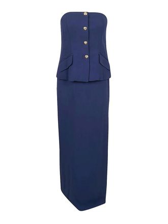 Lauren Ralph Lauren Robe Au Genou - Denim