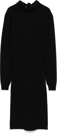 Givenchy Midikleid mit Schleifenverschluss - Schwarz