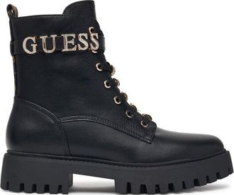 Guess Schn&uuml;rstiefeletten FLFFIC ELE10 Schwarz